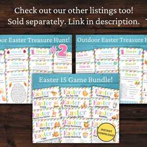 Indoor Easter Treasure Hunt for Older Kids Easter Scavenger - Etsy