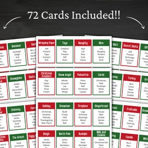 Christmas Forbidden Words | Printable Christmas Game | Christmas ...