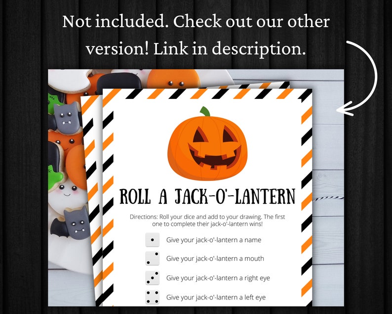 Roll A Monster Game | Printable Halloween Game | Halloween Activity for ...
