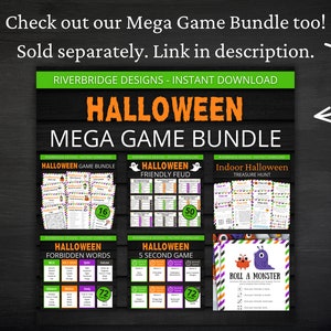 Halloween Forbidden Words | Printable Halloween Game | Halloween ...