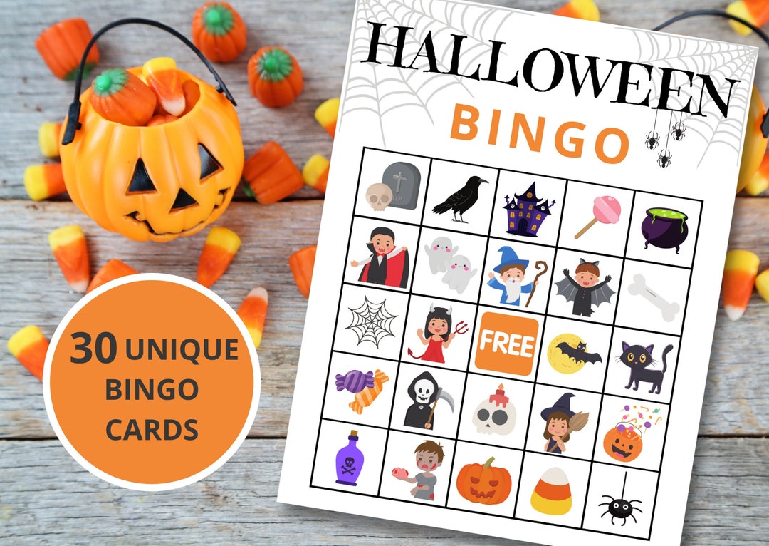 Halloween Bingo Halloween Activities and Games Printable Activities for ...
