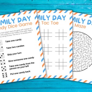 Family Day Game Bundle | Printable Family Day Games and Activities for ...