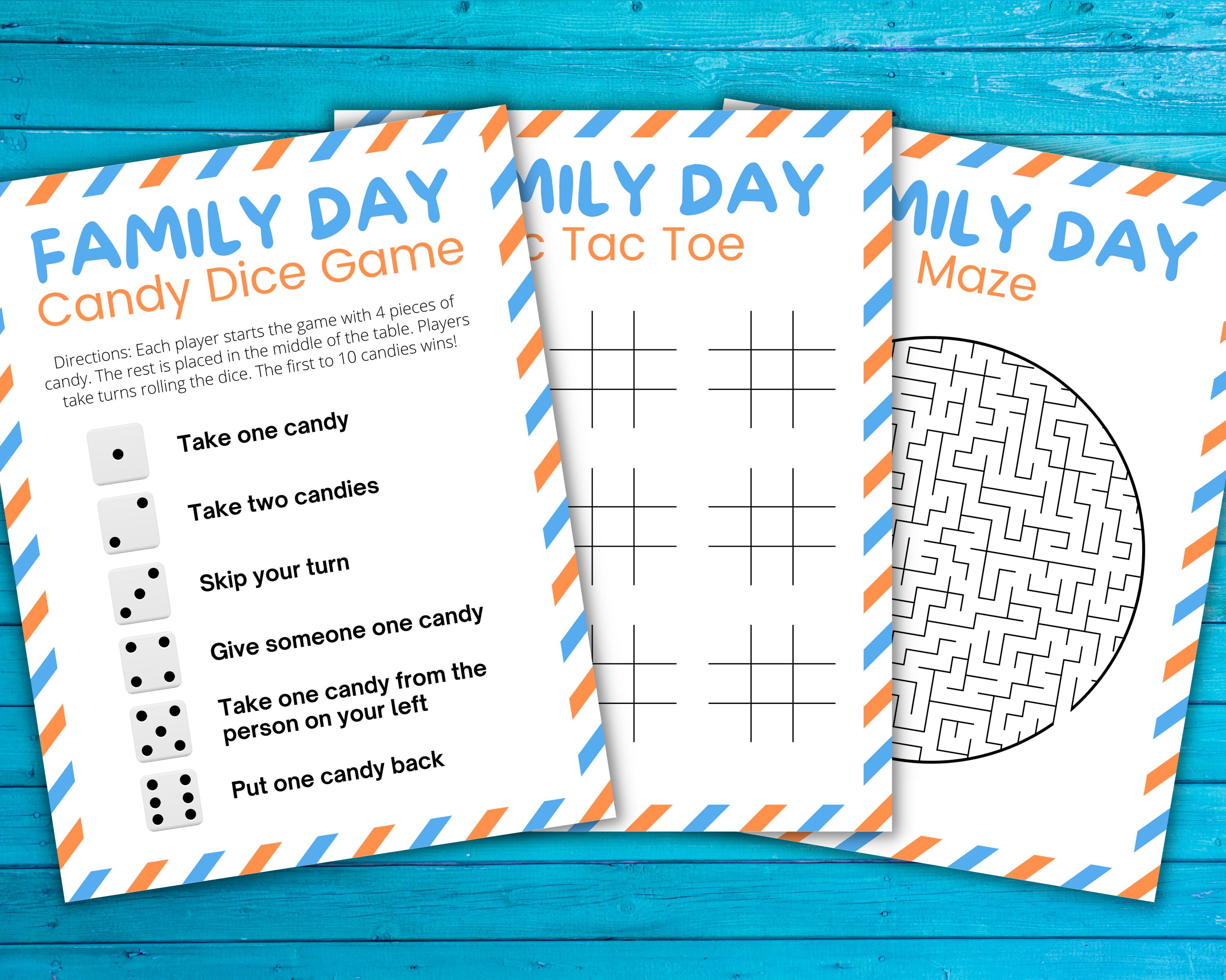 Family Day Game Bundle | Printable Family Day Games and Activities for ...