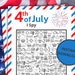 Fourth of July I Spy | Printable Fourth of July Game | Independence Day ...