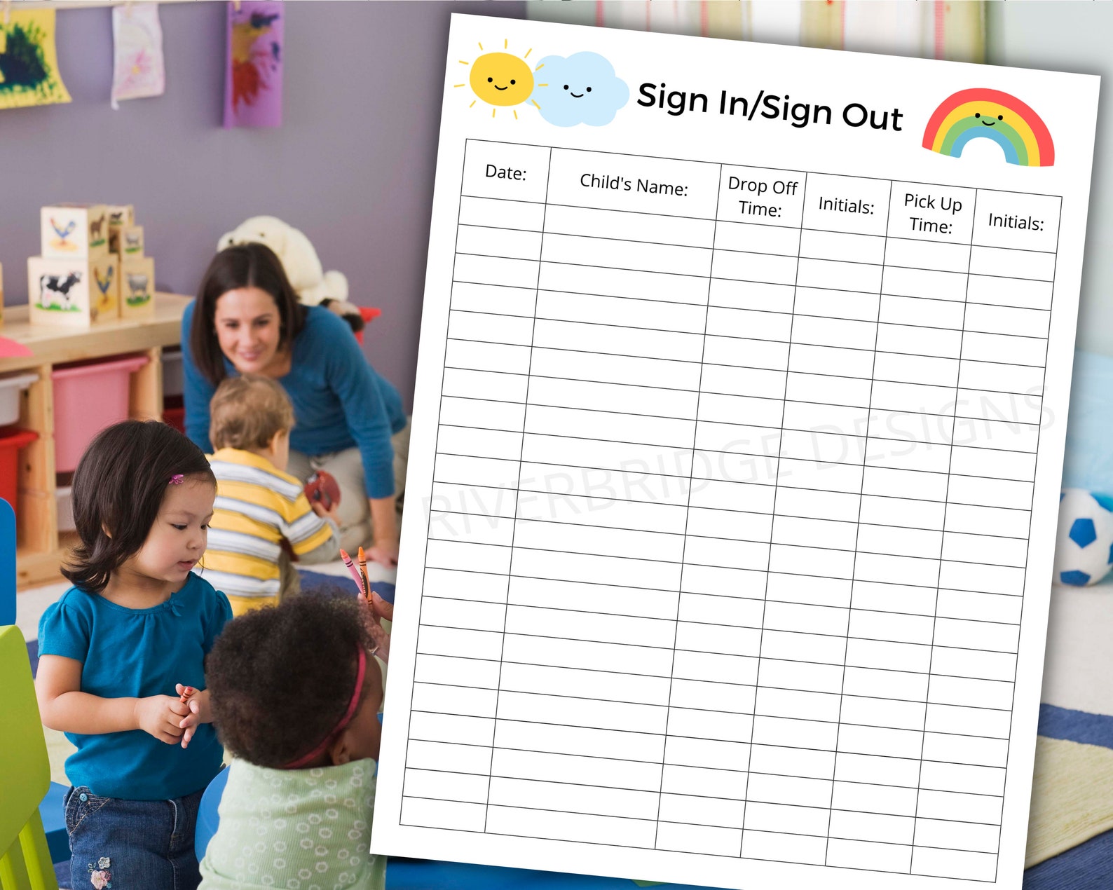 Daycare Form Bundle Printable Forms for Daycare Preschool - Etsy
