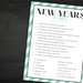 New Year's Eve Riddles Printable New Year's Game New Years Activity for ...