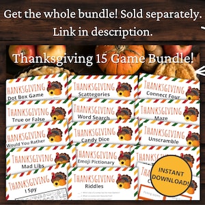Thanksgiving Charades | Printable Thanksgiving Game | Thanksgiving ...