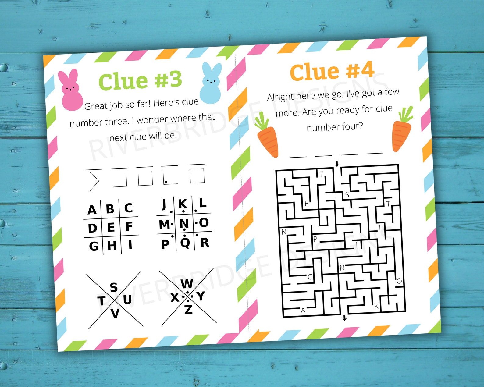 Indoor Easter Treasure Hunt for Older Kids | Easter Scavenger Hunt ...