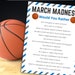 March Madness Would You Rather Printable March Madness Game for Kids ...