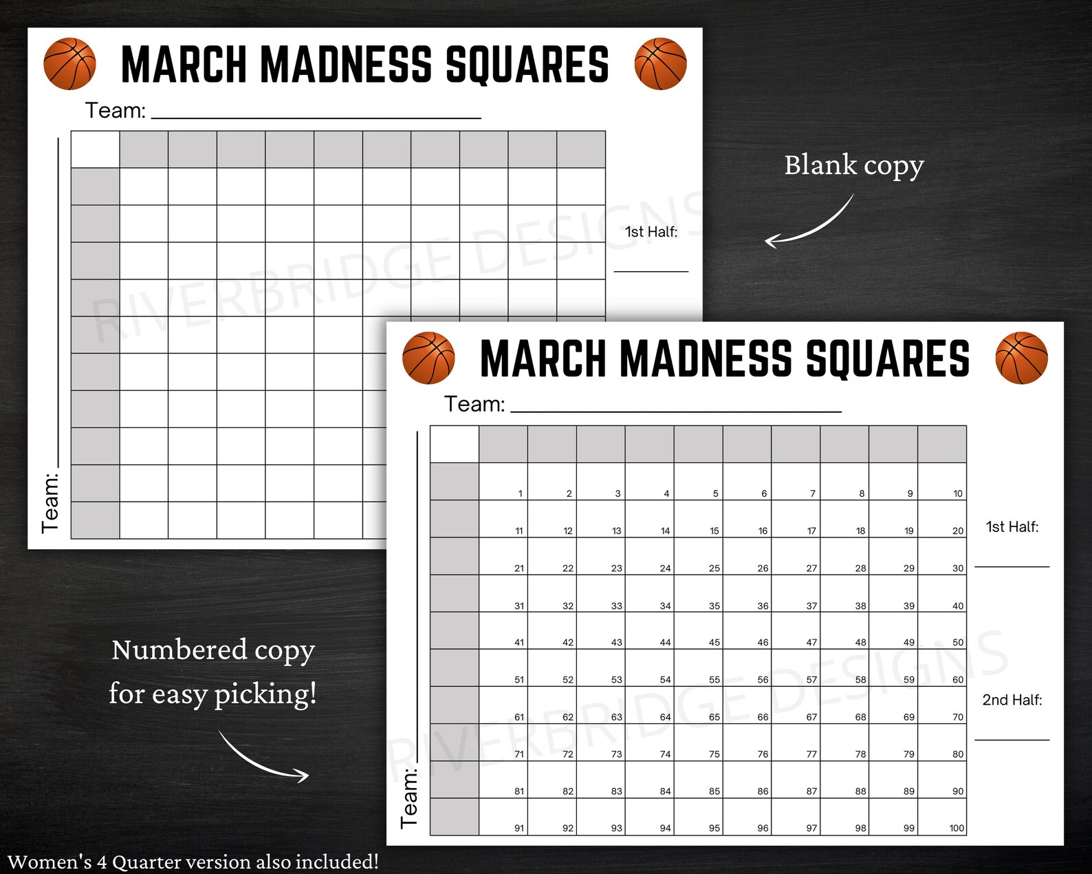 March Madness Game Bundle Printable Basketball Games for - Etsy