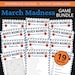 March Madness Game Bundle Printable Basketball Games for Kids and ...