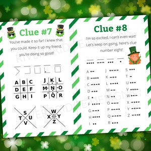 Outdoor St. Patrick's Day Treasure Hunt for Older Kids | St. Patrick's ...