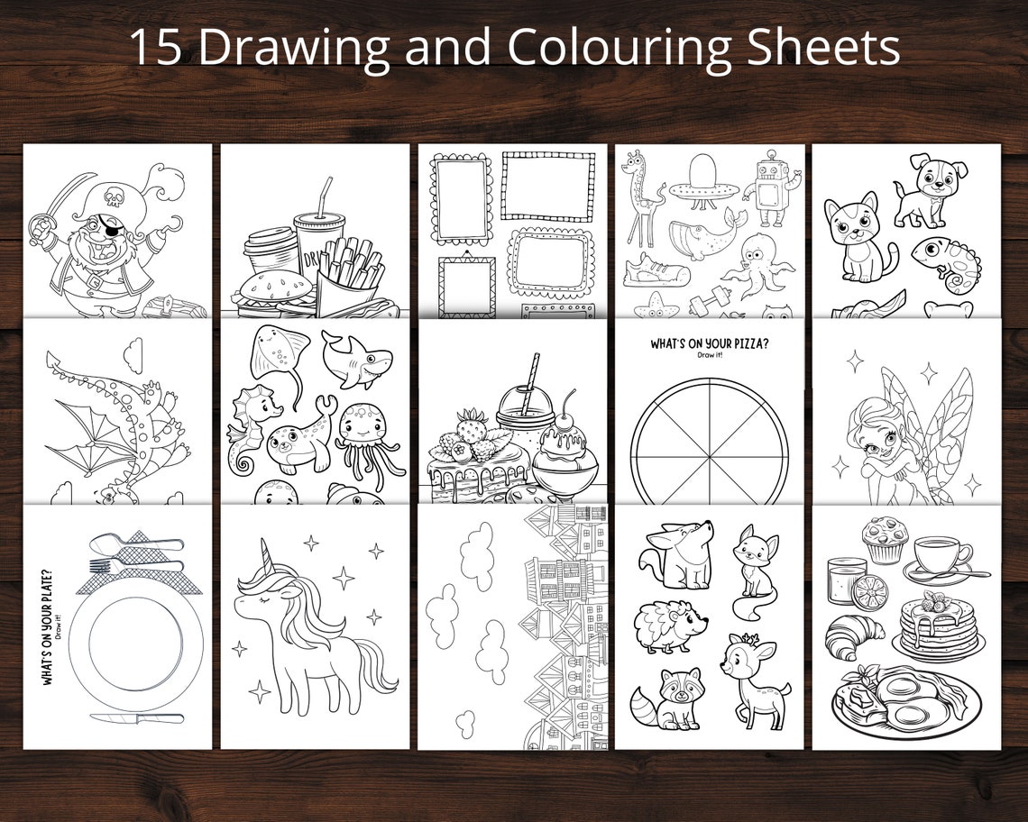 Restaurant Activity Bundle | Printable Activities for Families and Kids ...