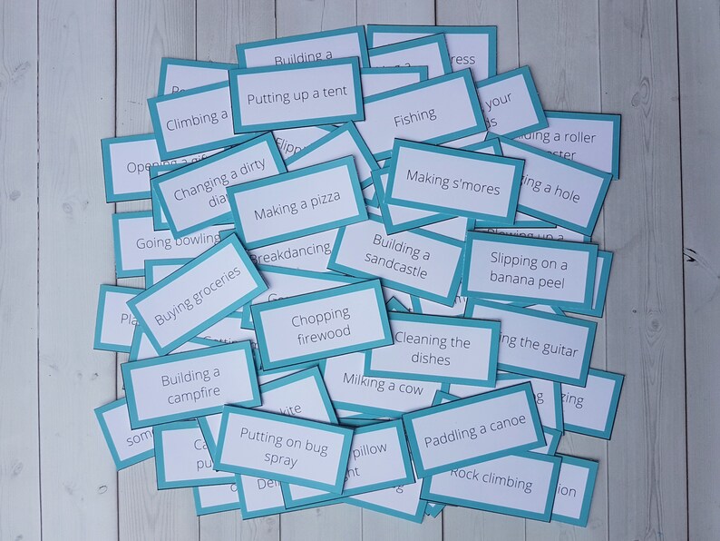 Camping Activity Bundle Camping Games Printable Activities - Etsy