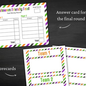 Halloween Friendly Feud | Printable Halloween Game | Halloween Activity ...
