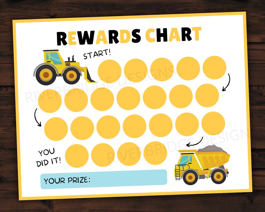 Rewards Chart Printable for Children and Toddlers | Potty Chart ...