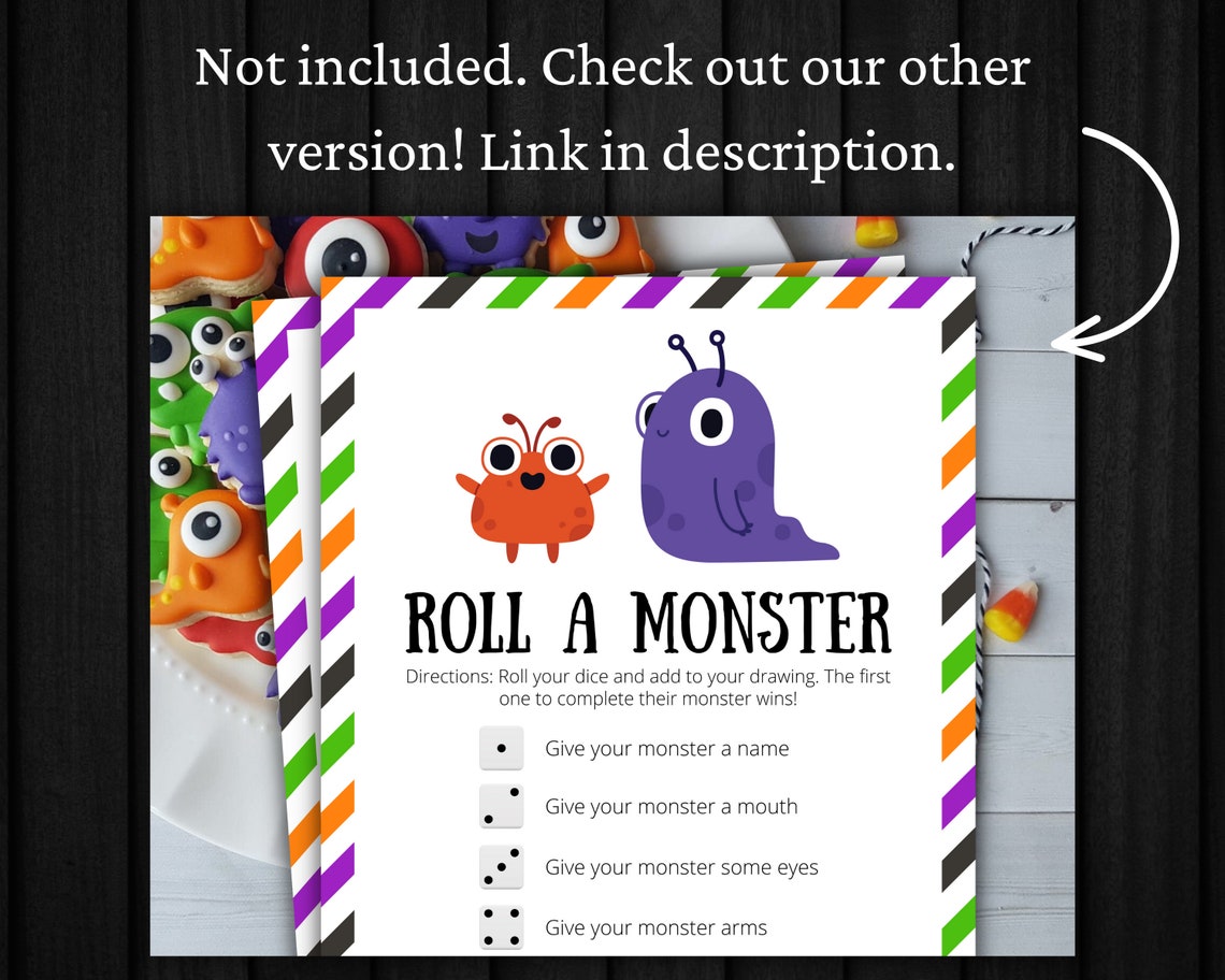 Roll A Jack-o'-lantern Game | Printable Halloween Game | Halloween ...