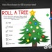 Roll A Tree Dice Game | Printable Christmas Game | Christmas Activity ...