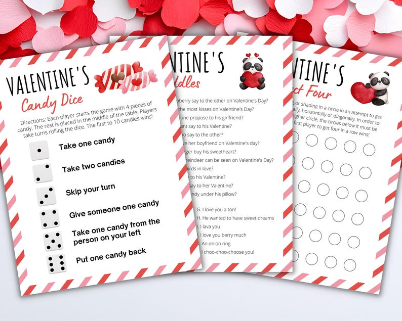 Valentine's Day Game Bundle | Printable Valentine's Day Games for Kids ...