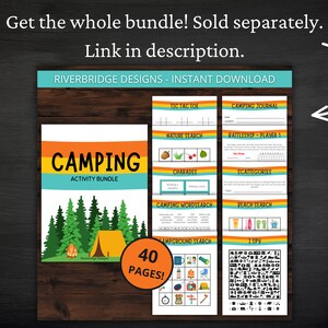 Camping Scavenger Hunts | Camping Games | Printable Activities for ...