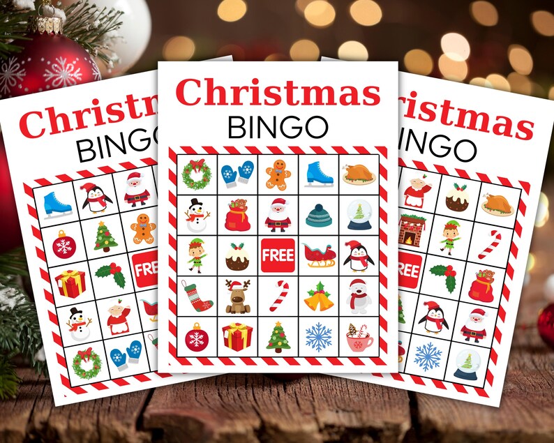 Christmas Bingo | Christmas Party Game | Printable Activities for ...