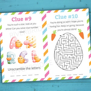 Indoor Easter Treasure Hunt #2 for Older Kids | Easter Scavenger Hunt ...