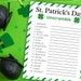 St. Patrick's Day Unscramble Game St Patrick's Party Games St. Patty's ...