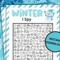 Indoor Scavenger Hunt Printable, Kids Craft, Inside Game, Coloring Page ...