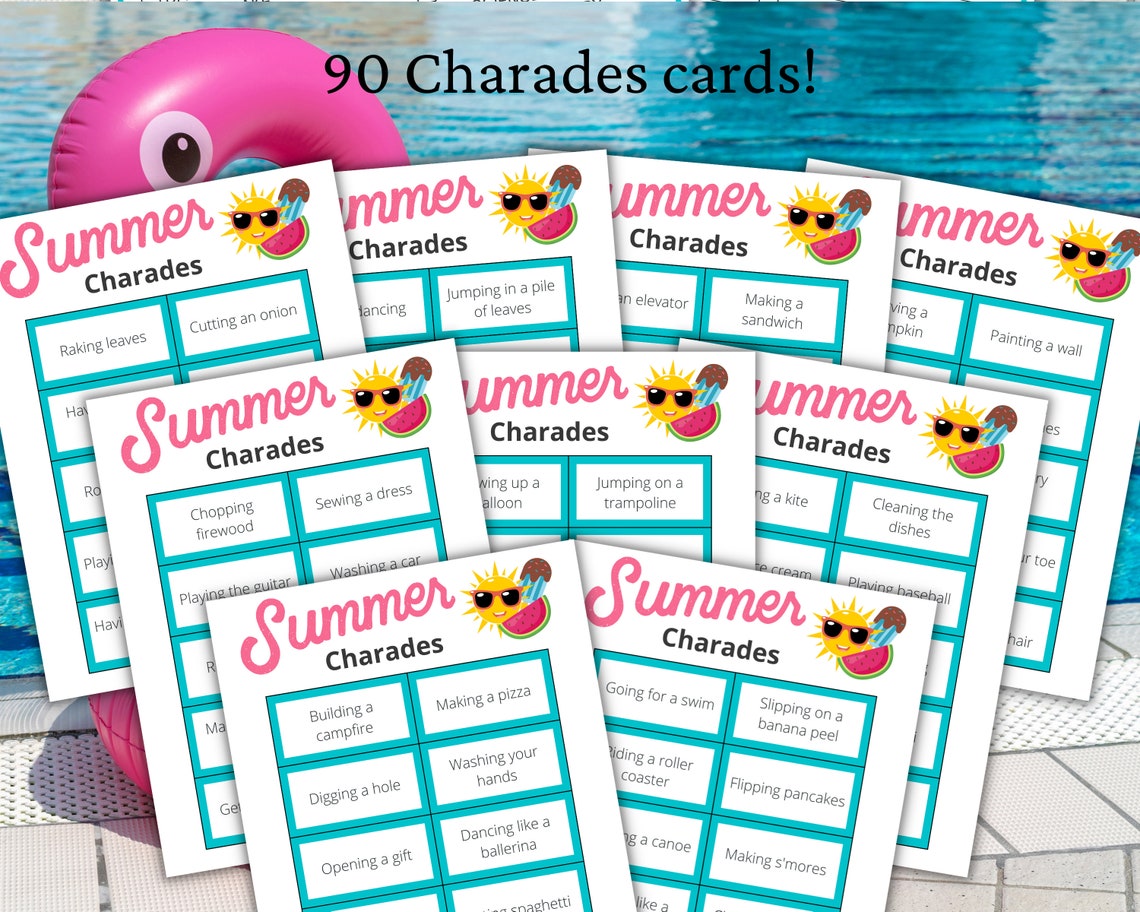 Summer Game Bundle Printable Summer Games and Activities for - Etsy