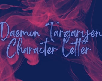 Digital MCU: Fictional Character Letter - Etsy