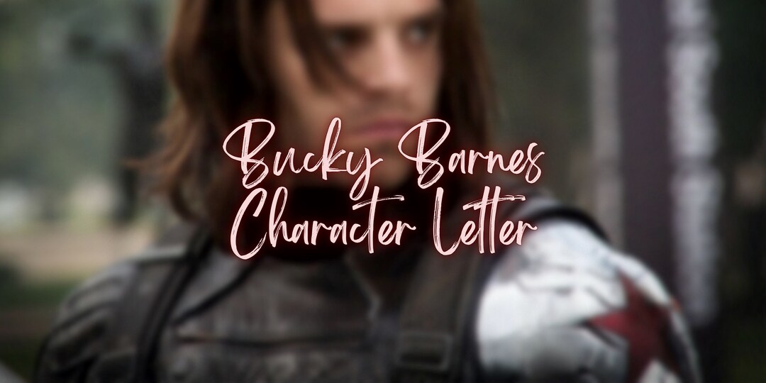 Bucky Barnes Character Letter digital - Etsy