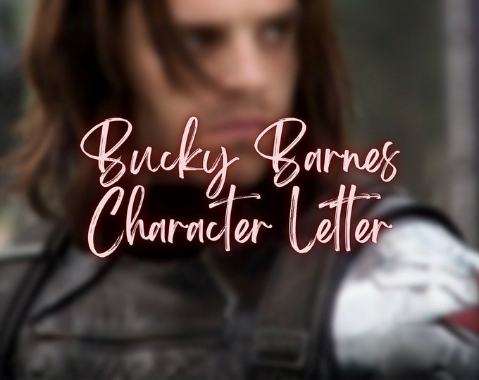 Bucky Barnes Character Letter - Etsy