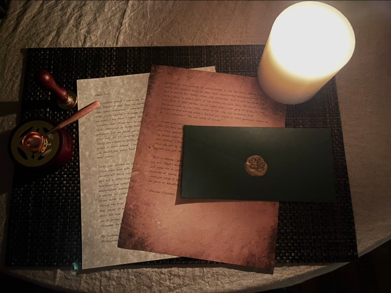 The Vampire Diaries Character Letter - Etsy