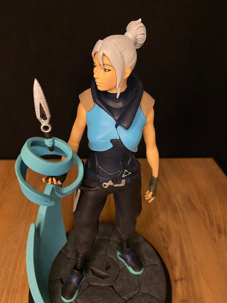 Valorant Jett Figurines Valorant Knife Statue Gamer Room - Etsy Israel