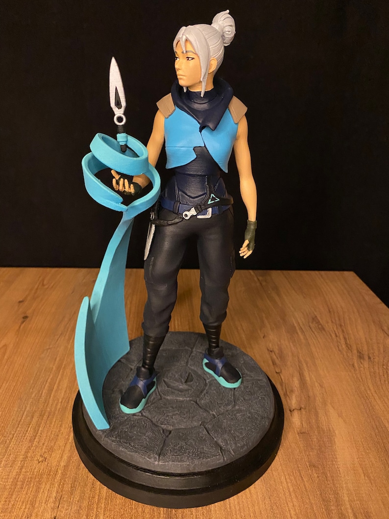 Valorant Jett Figurines Valorant Knife Statue Gamer Room - Etsy Israel