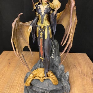 Lilith Statue, Handmade Painting Lilith Figurines, 3d Printed Statue ...