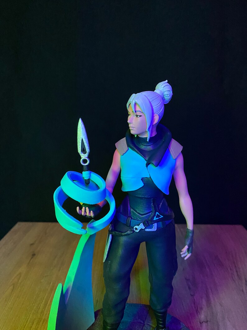 Valorant Jett Figurines Valorant Knife Statue Gamer Room - Etsy Israel