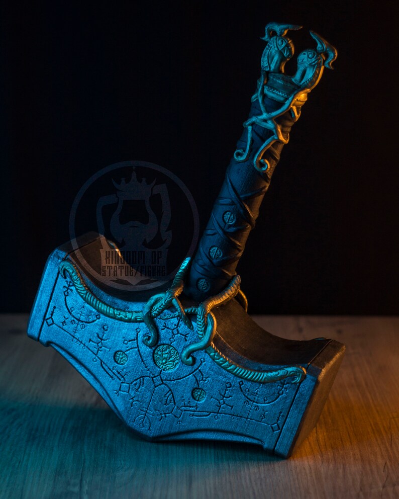 God of War Mjolnir Kratos Statue Thor Hammer Kratos Cosplay - Etsy