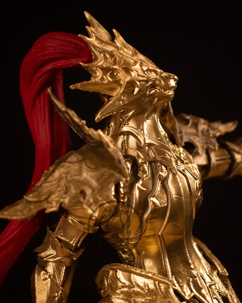 Dragon Slayer Ornstein Statue Dark Souls Figurines Dark - Etsy