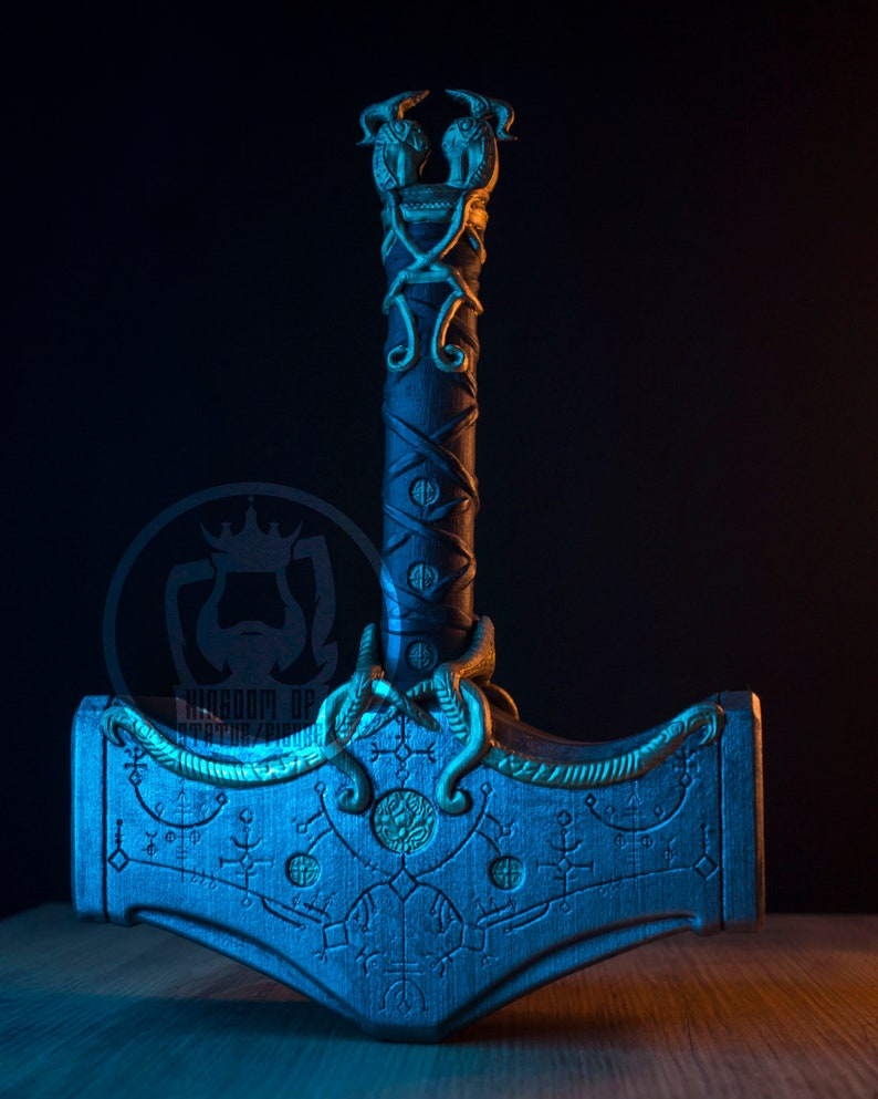 God of War Mjolnir Kratos Statue Thor Hammer Kratos Cosplay - Etsy