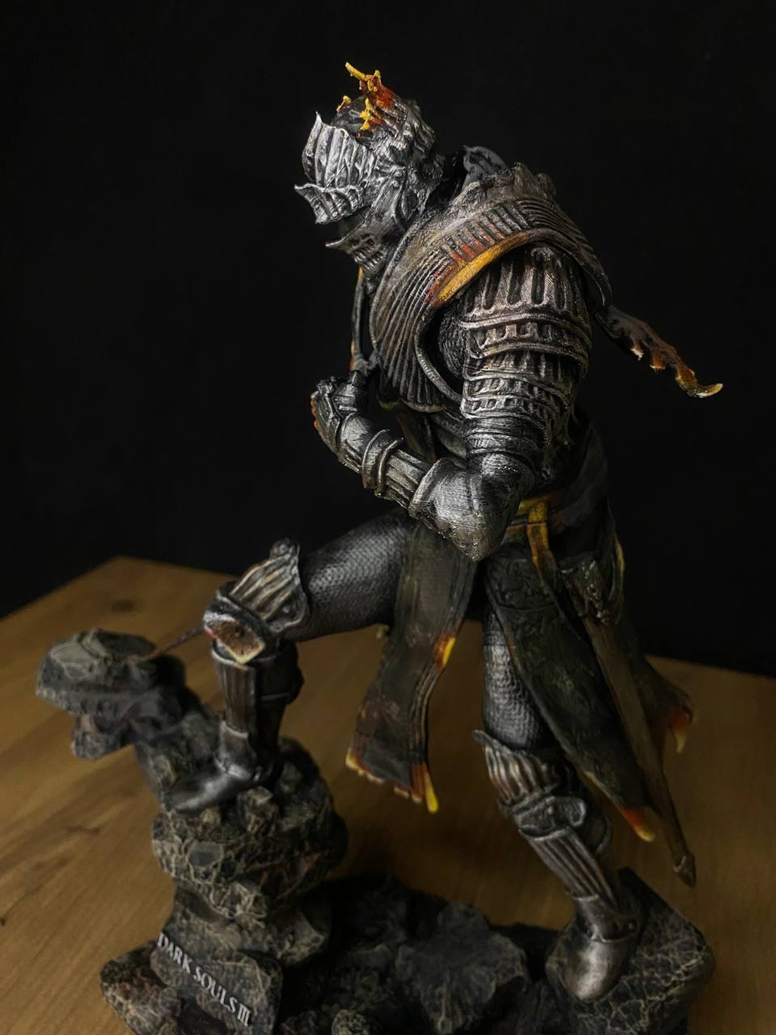 Dark Souls Figurines, Soul of Cinder Statue, Dark Souls Gamer Decor - Etsy