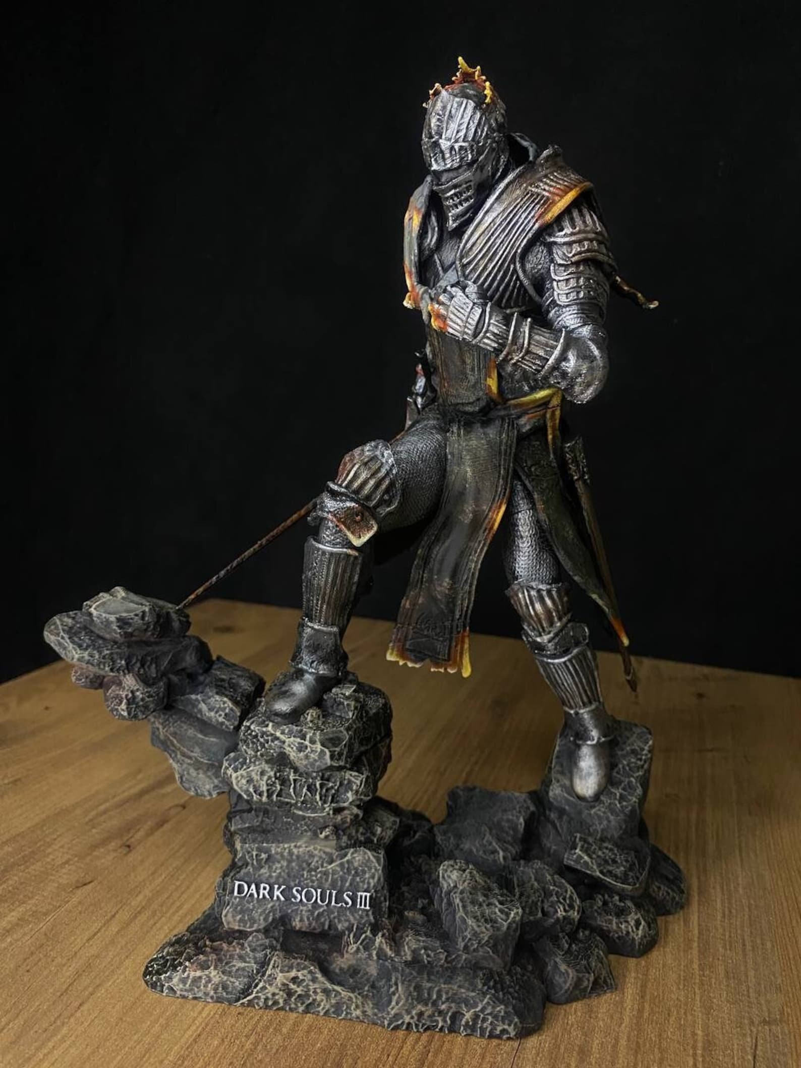 Dark Souls Figurines, Soul of Cinder Statue, Dark Souls Gamer Decor - Etsy