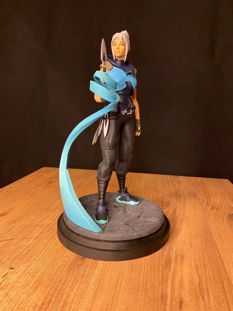 Valorant Jett Figurines Valorant Knife Statue Gamer Room - Etsy Israel