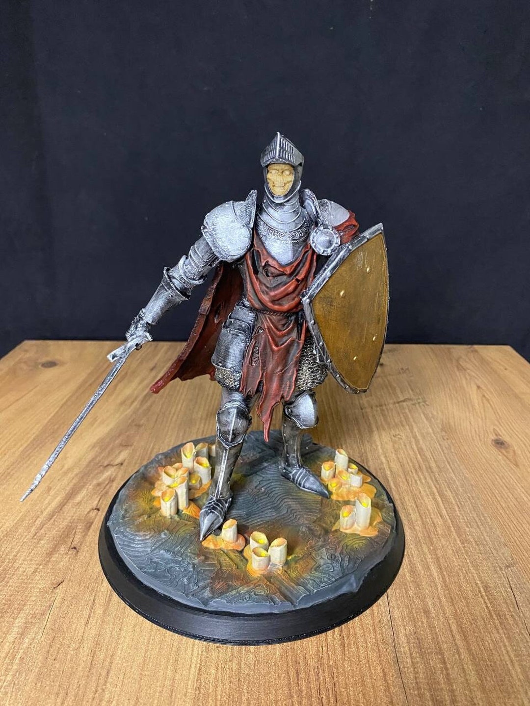Dark Souls Red Knight Statue, Dark Souls Games Gift, Gamer Room Decor ...