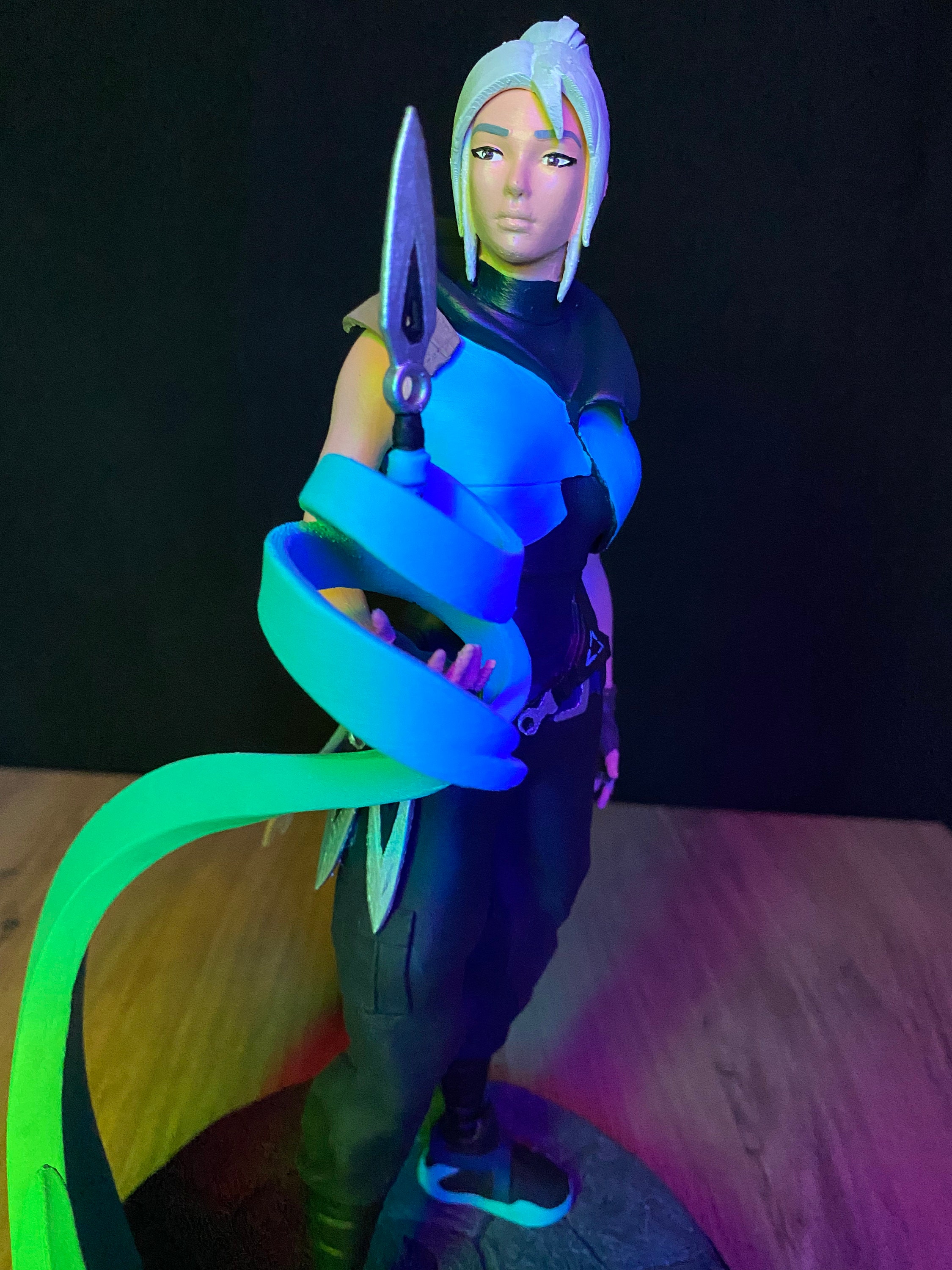 Valorant Jett Figurines Valorant Knife Statue Gamer Room - Etsy Canada