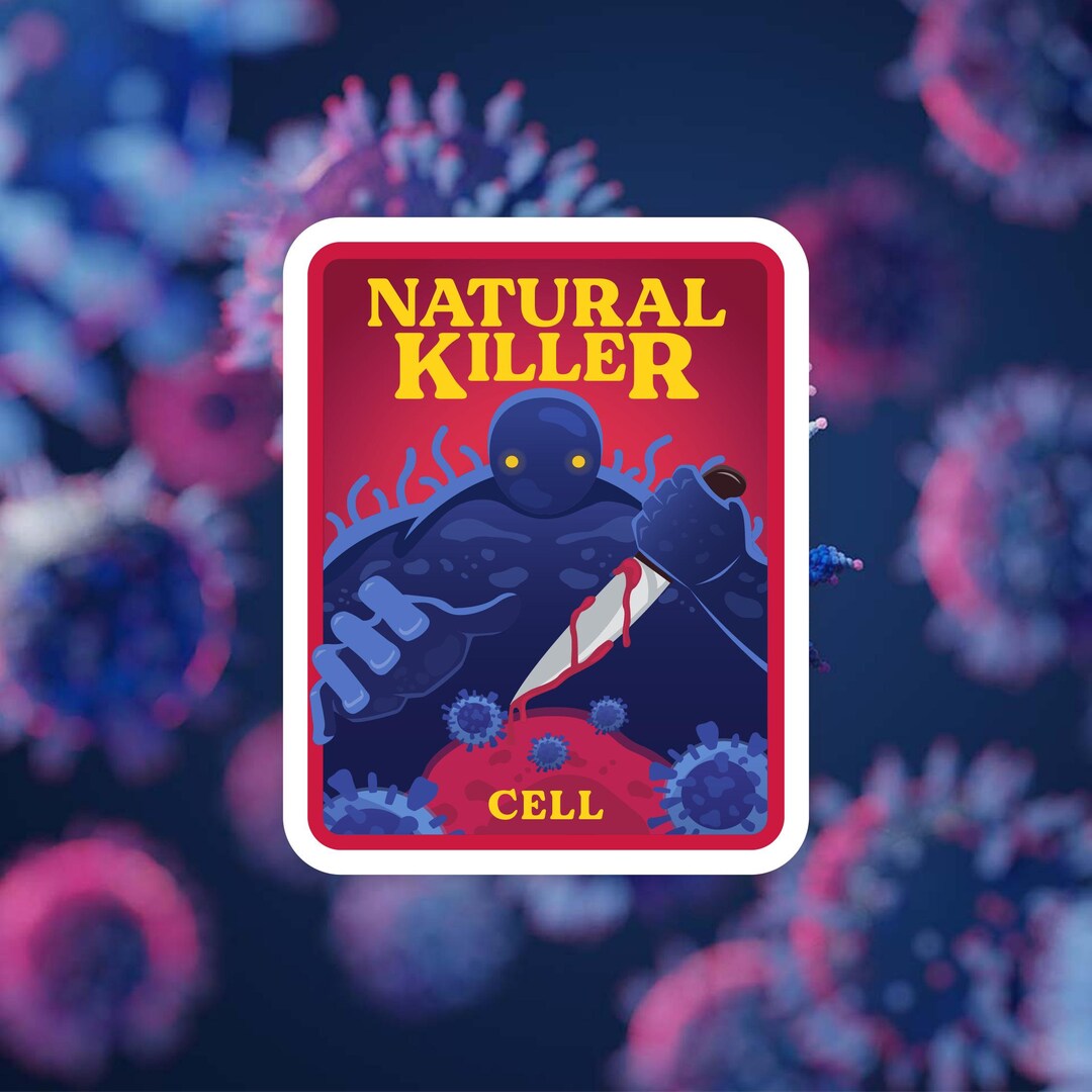 Natural Killer Cell Sticker | Immunology Gift, Science Sticker Pack ...