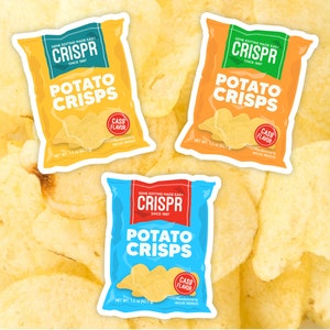 CRISPR Potato Crisps Sticker | Biology Sticker, Microbiology Sticker ...