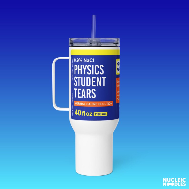 Physics Student Tears Tumbler | Physics Teacher Gift, Physics Major ...