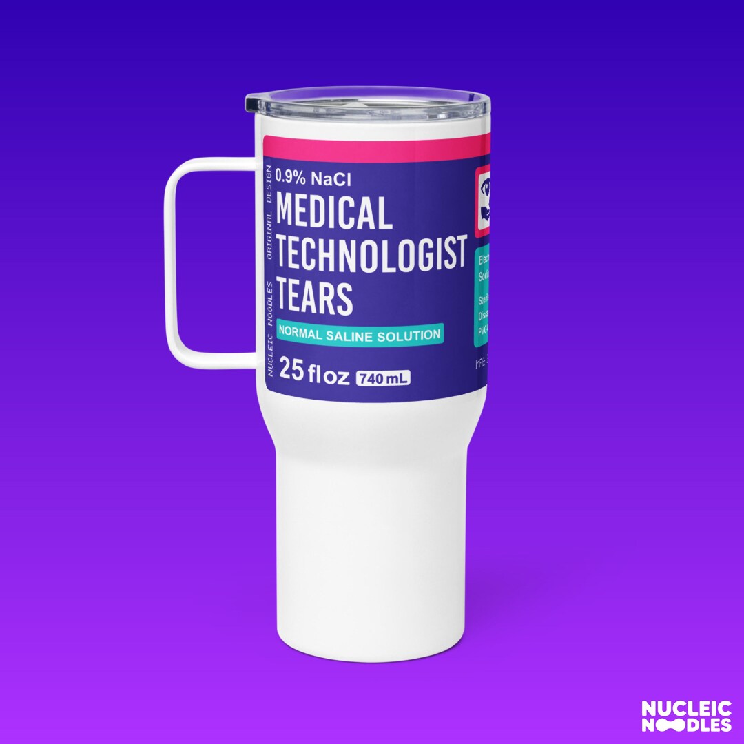 Medical Technologist Tears Tumbler | Med Tech Gift, Medical Technician ...