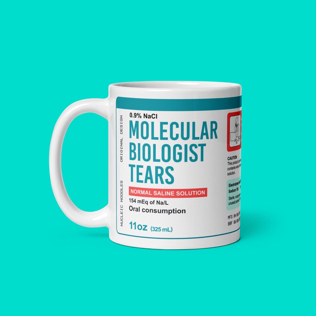 Molecular Biologist Tears Mug Molecular Biologist Gift, Molecular ...